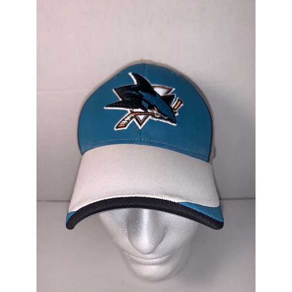 Reebok | Accessories | San Jose Sharks Sm Hat Retro Logo Blue White Nhl ...